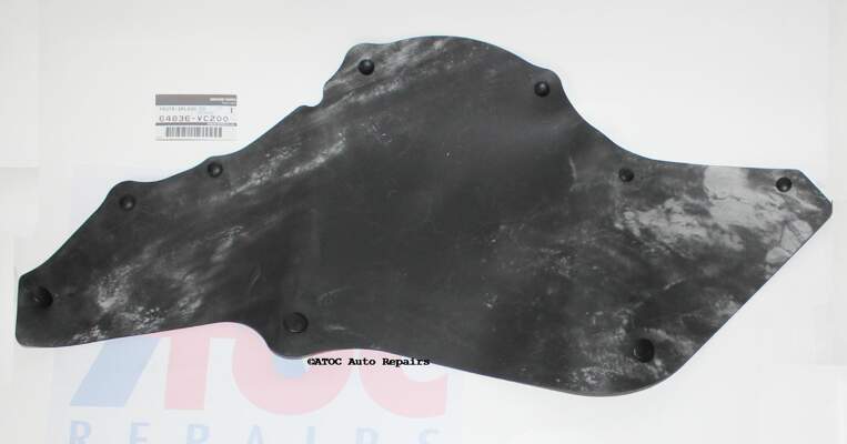 GENUINE NISSAN Engine Rubber Splash Shield to fit Nissan GU Patrol ...