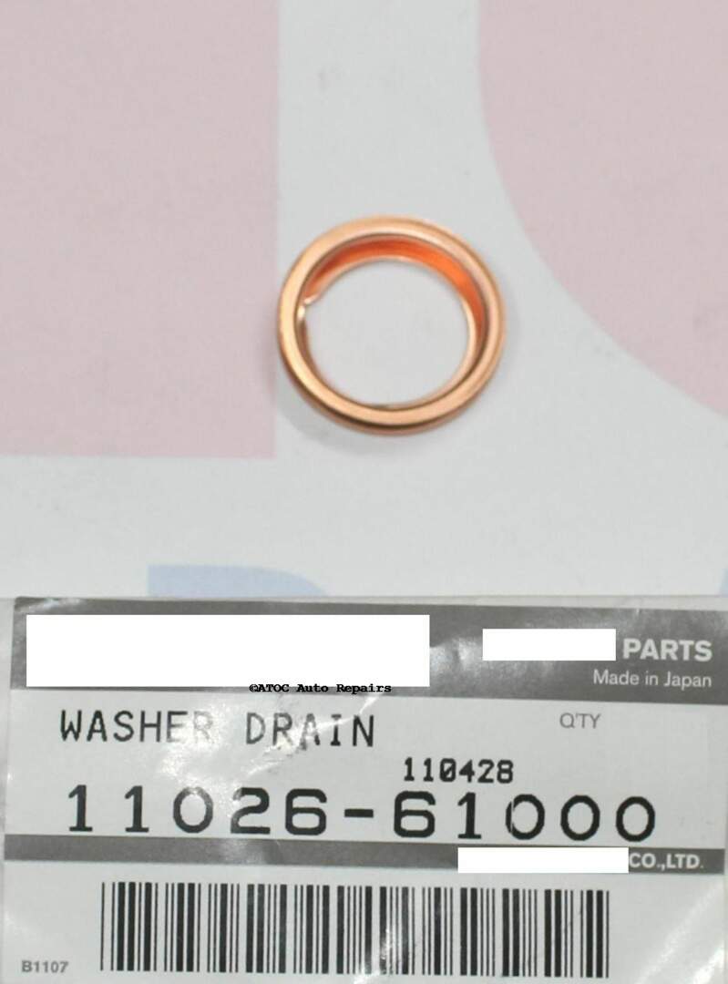 GENUINE NISSAN Engine Oil Drain Plug GASKET to fit LARGE drain plugs ...