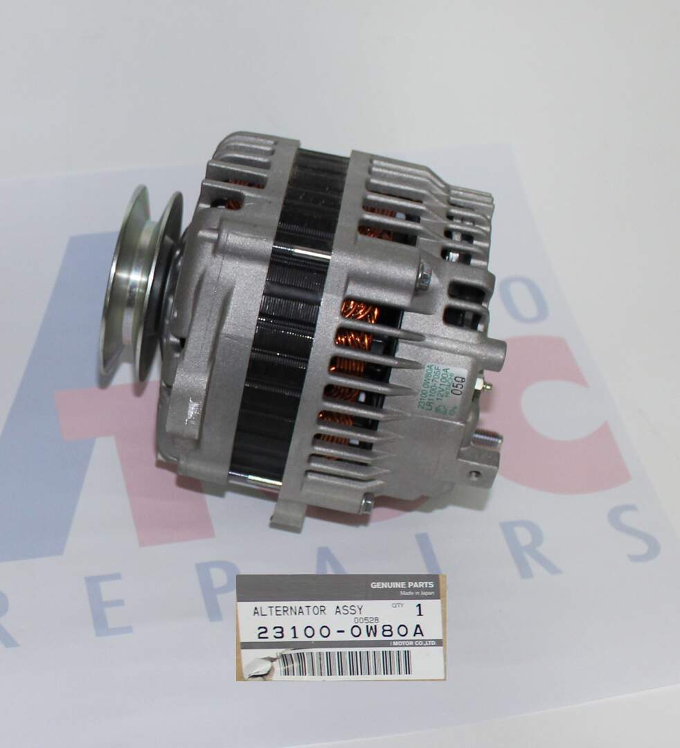 GENUINE NISSAN Alternator to fit Nissan GU Patrol with TD42T & TD42TI ...