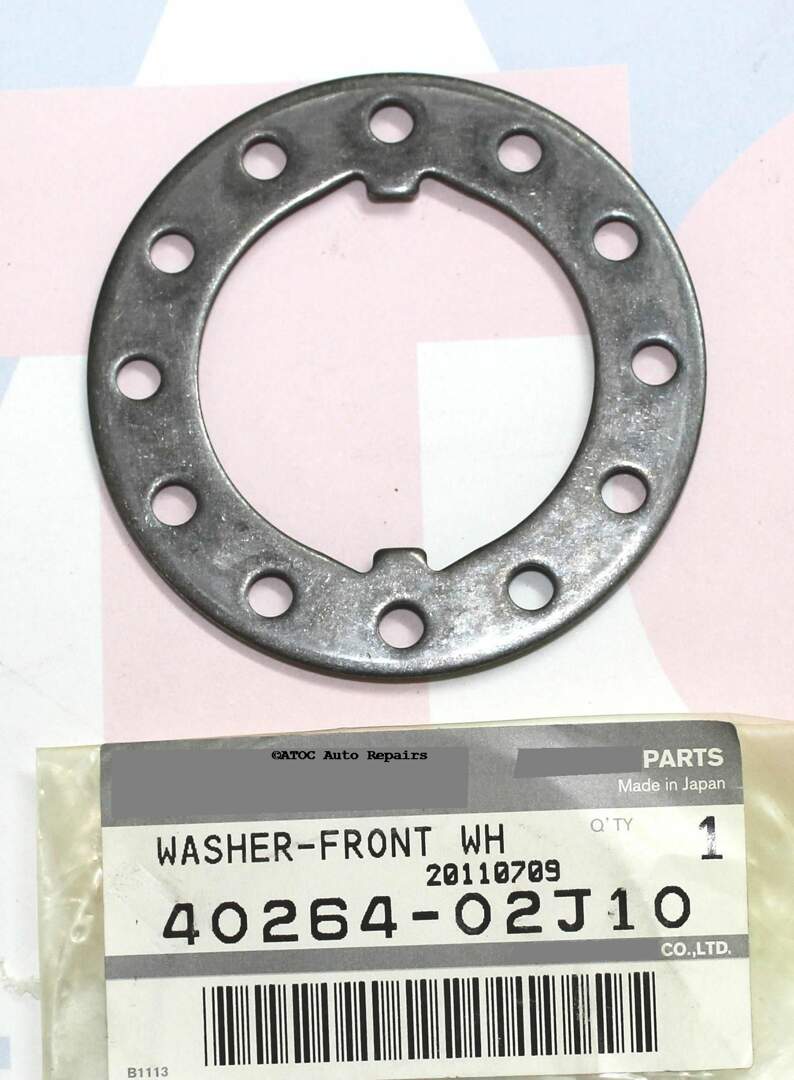 GENUINE NISSAN Front wheel bearing LOCK plate to fit GQ GU Patrol ...