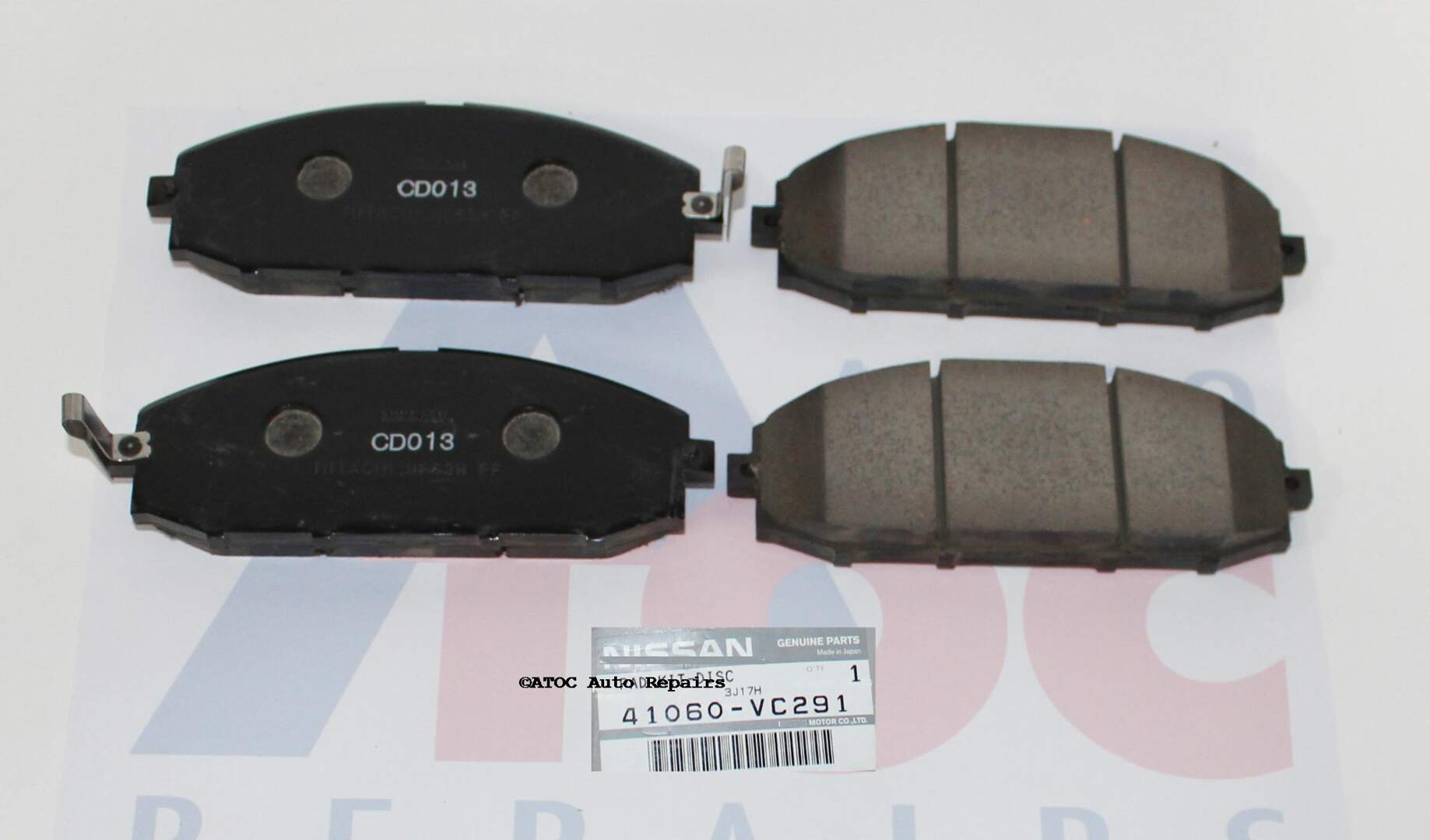 OEM GENUINE Front Brake Pad set for Nissan GU Patrol with TB48 engines ...