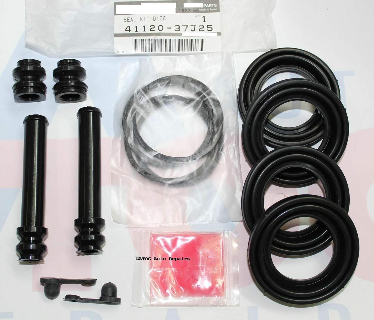 GENUINE NISSAN Front Brake caliper reseal kit (twin piston) to fit GQ ...