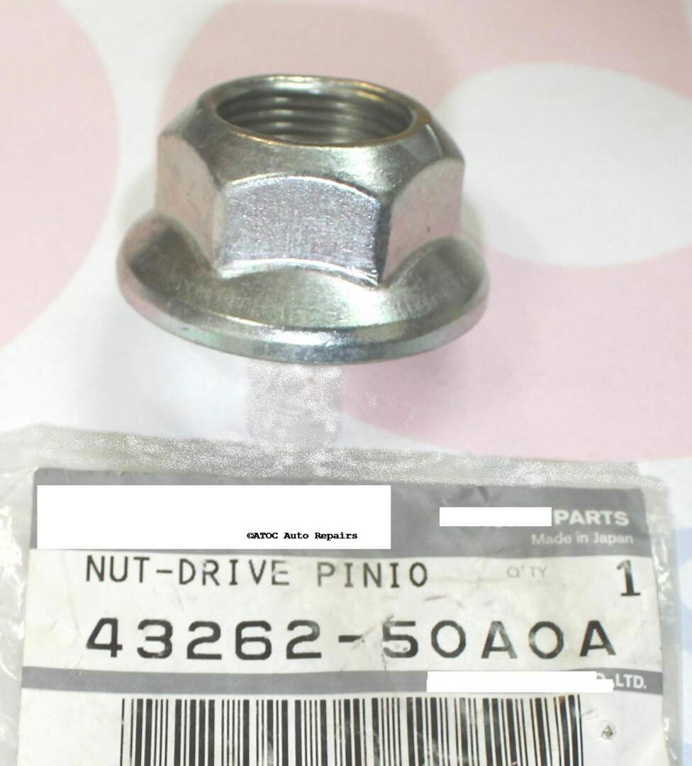GENUINE NISSAN Diff pinion nut to fit all GQ GU Patrol front and rear ...
