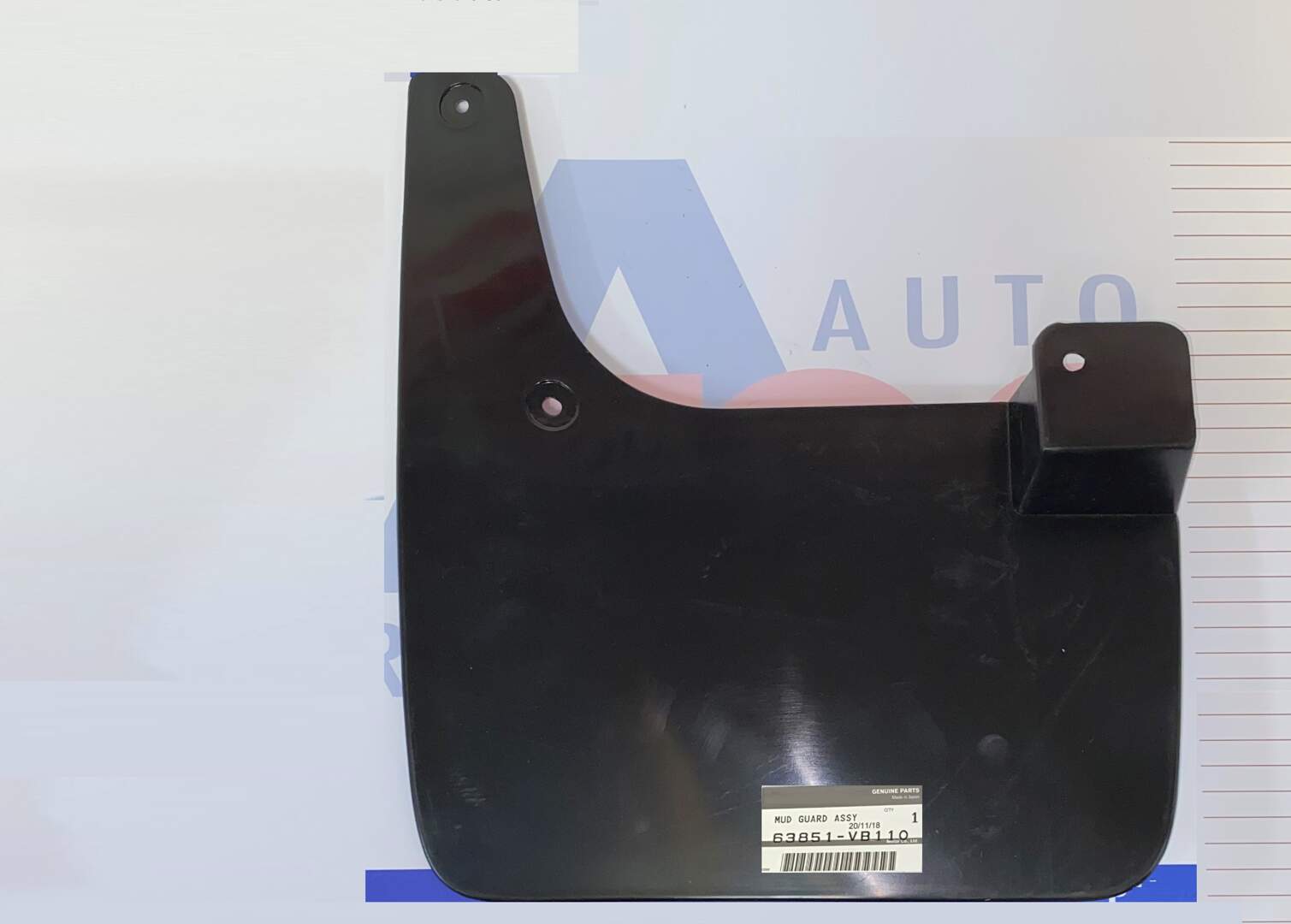 GENUINE NISSAN LEFT hand front mud flap to fit Nissan GU Patrol with ...