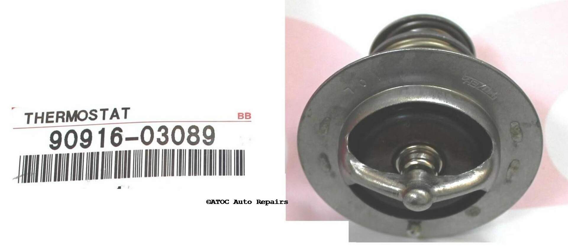 OEM Genuine Thermostat to fit Toyota 1HZ, 1HD-T, 1HD-FT, 1HD-FTE. *NO ...