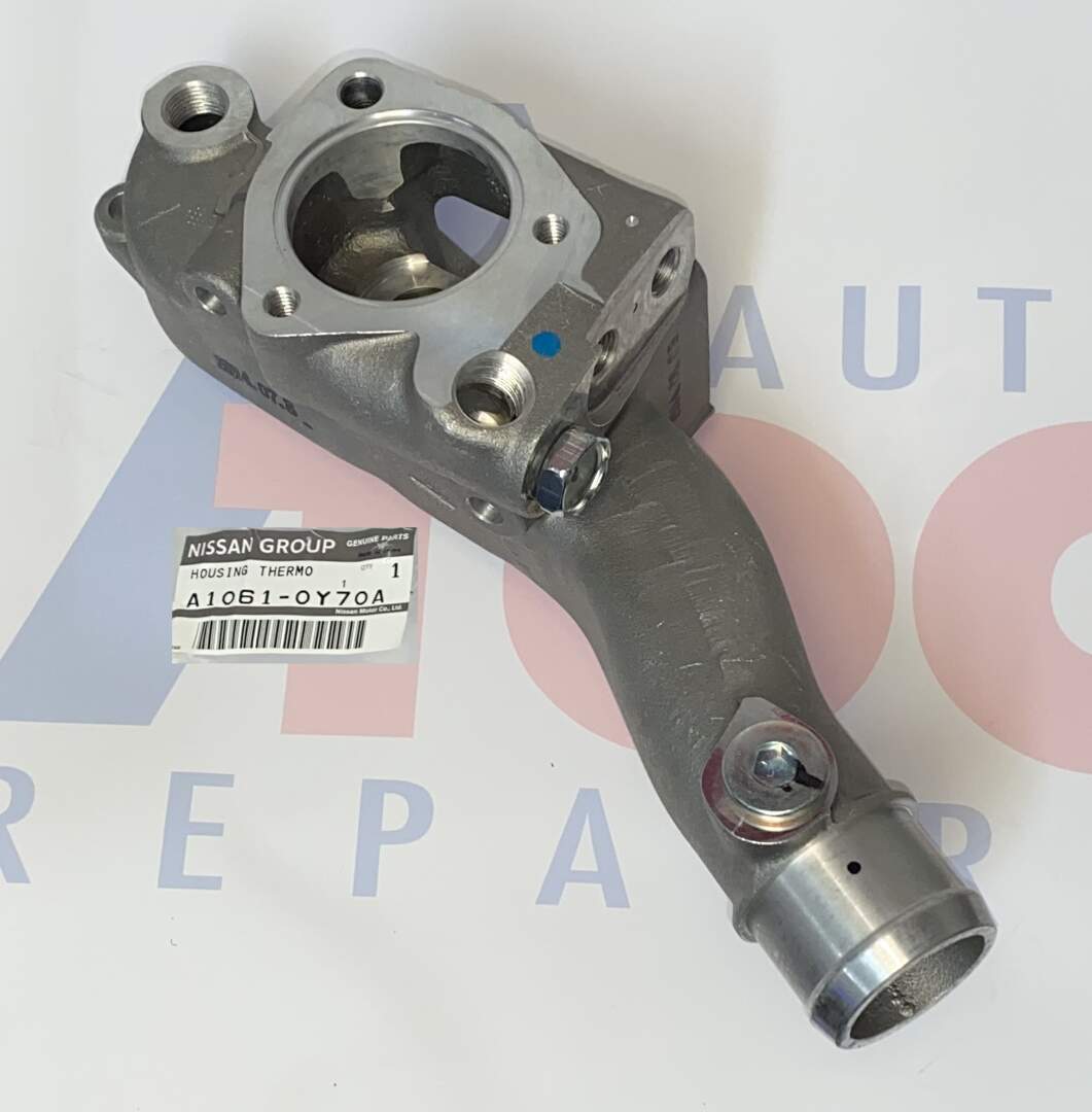 GENUINE NISSAN Lower Thermostat HOUSING to fit Nissan GQ and GU Patrols ...