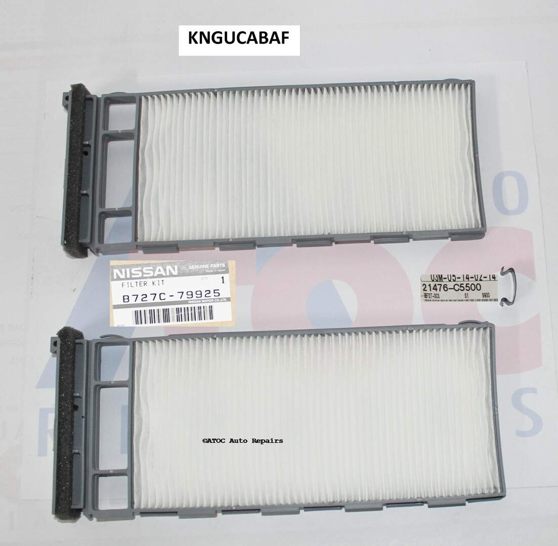 GENUINE NISSAN Cab Air filter conversion for GU Patrol | ATOC Auto ...