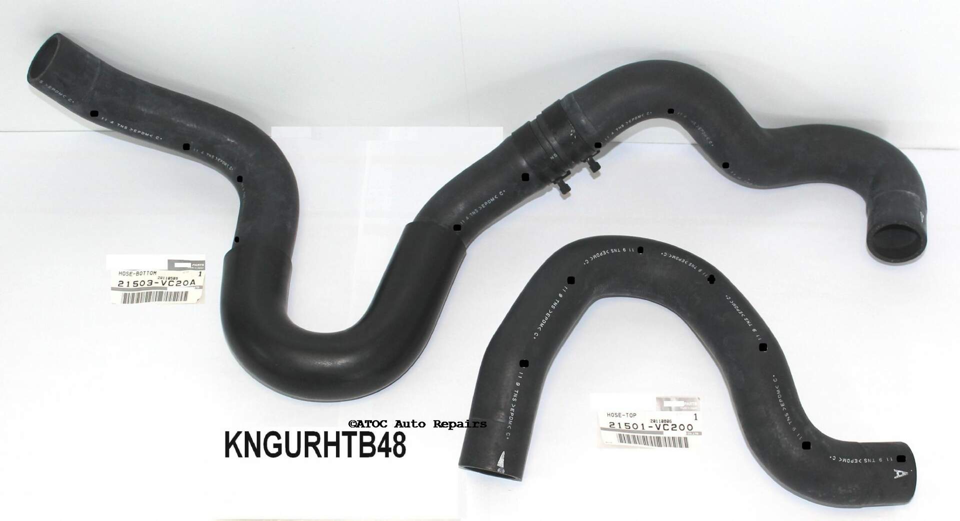 GENUINE NISSAN Radiator hose set to fit Nissan GU Patrol with TB48 ...